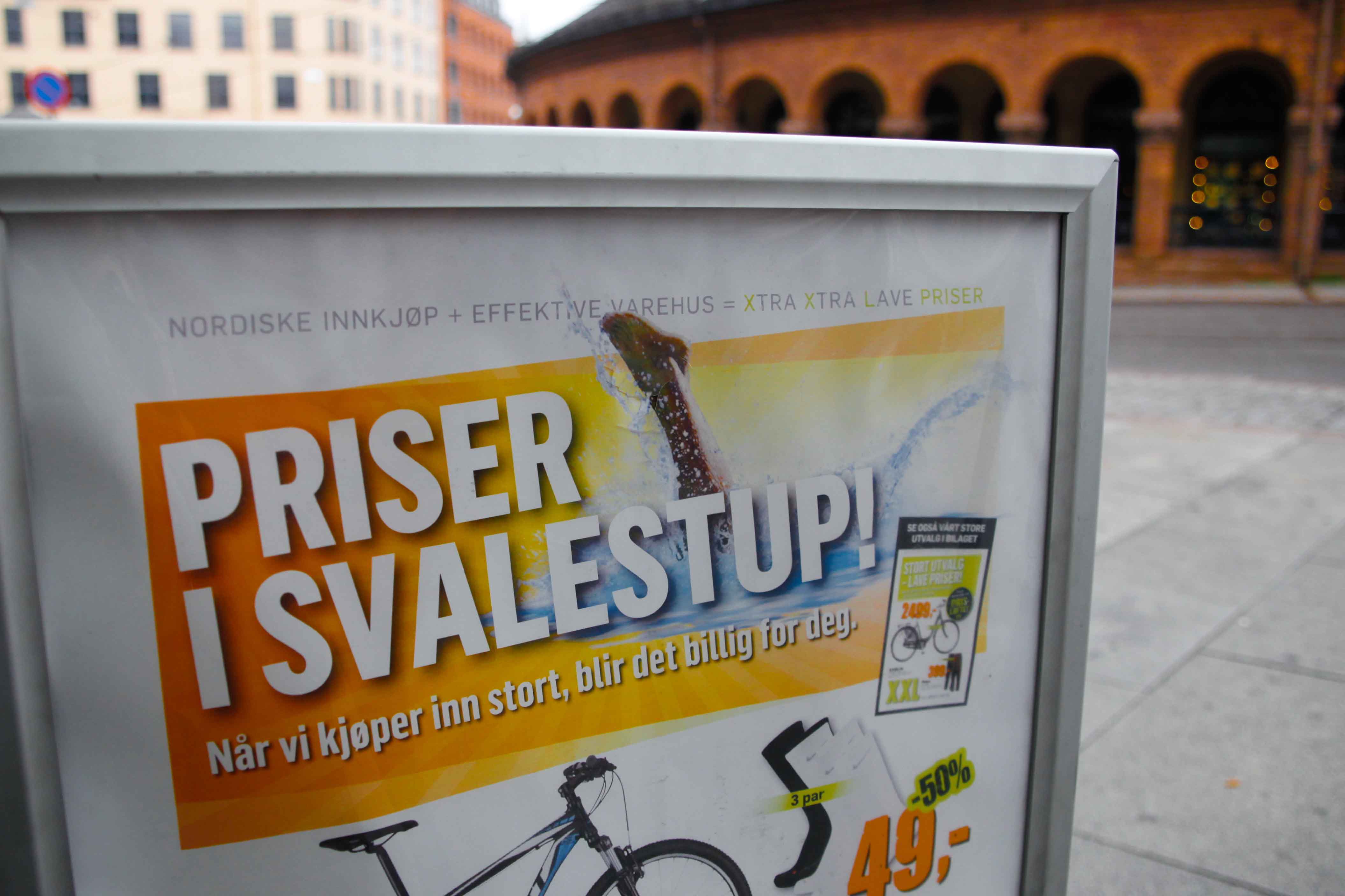 Salgsskilt - Forbrukertilsynet